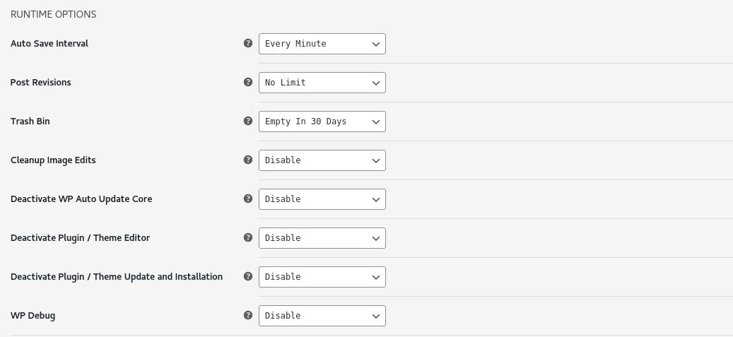 Runtime Code - Docket Cache